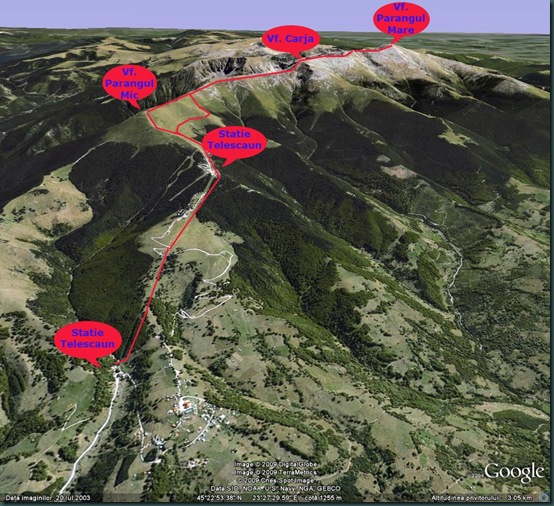 Romanian Tourism: Traseu Vf. Parangul Mare